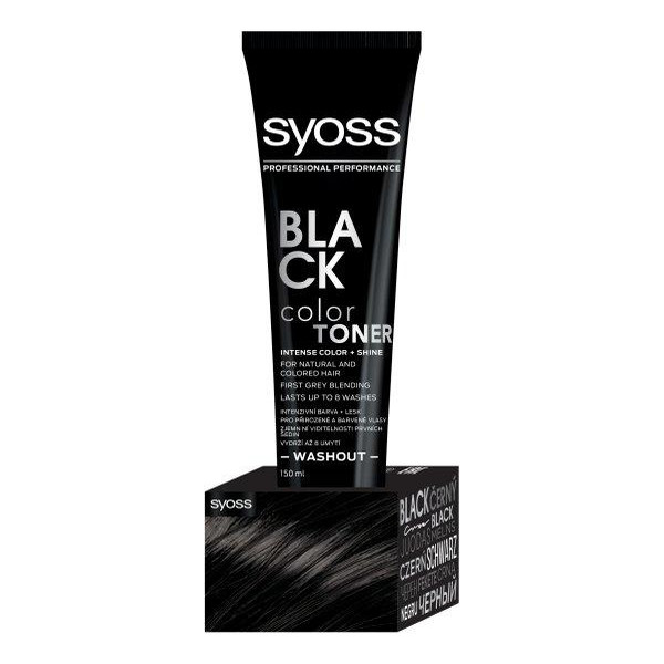 SYOSS | COLOR TONER | Krem tonujący do włosów 01 Black | Wizaż24