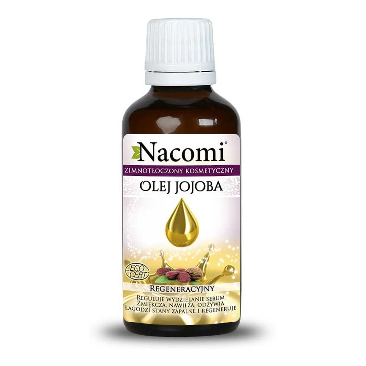NACOMI | JOJOBA OIL NIERAFINOWANY | Olej Jojoba Regeneracyjny | Wizaż24