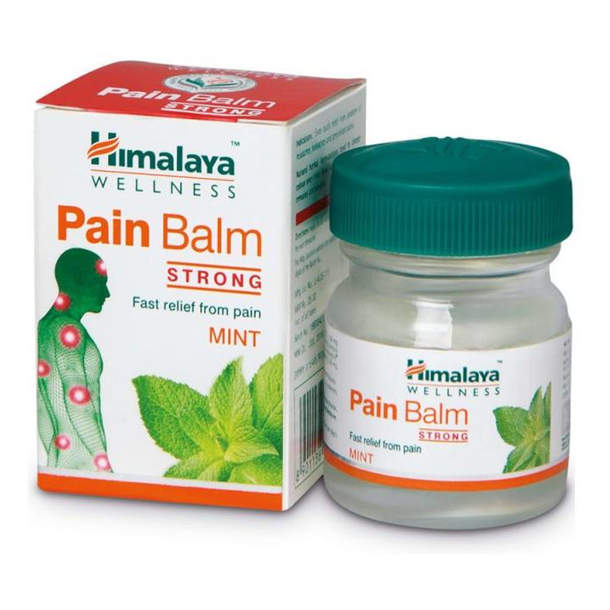 HIMALAYA | Pain Balm Strong Mint Ziołowy balsam przeciwbólowy | Wizaż24