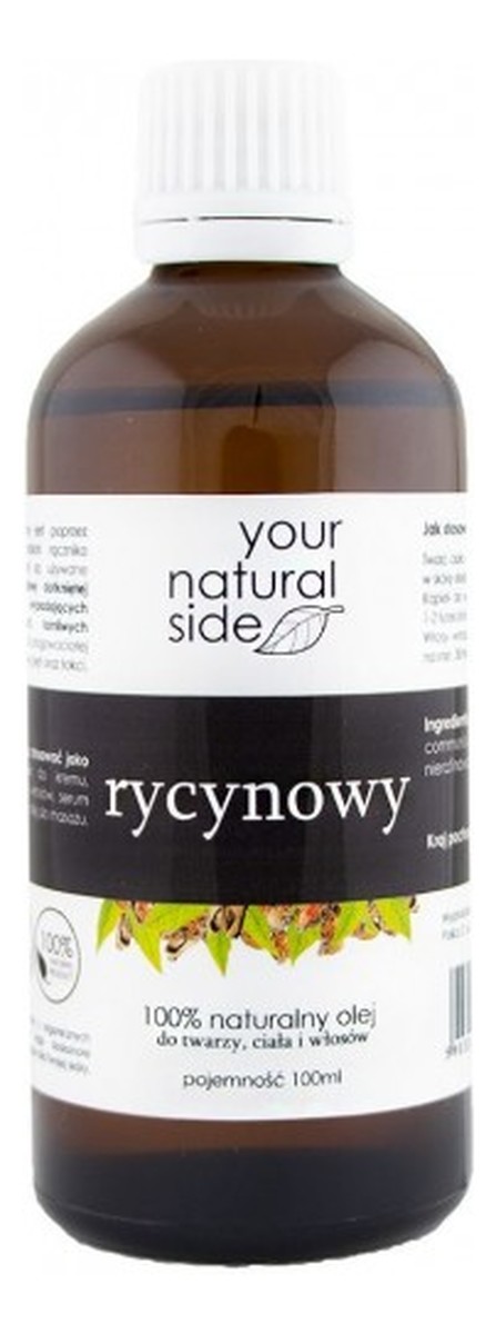 YOUR NATURAL SIDE | NATURALNY 100% | Olej Rycynowy nierafinowany | Wizaż24