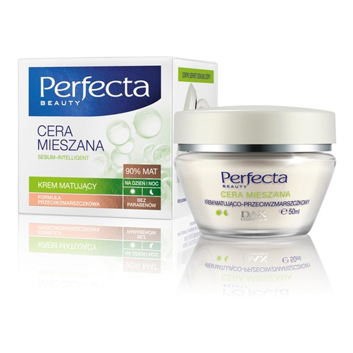 PERFECTA | BEAUTY CERA MIESZANA | Krem Matujący Przeciwzmarszczkowy Na ...