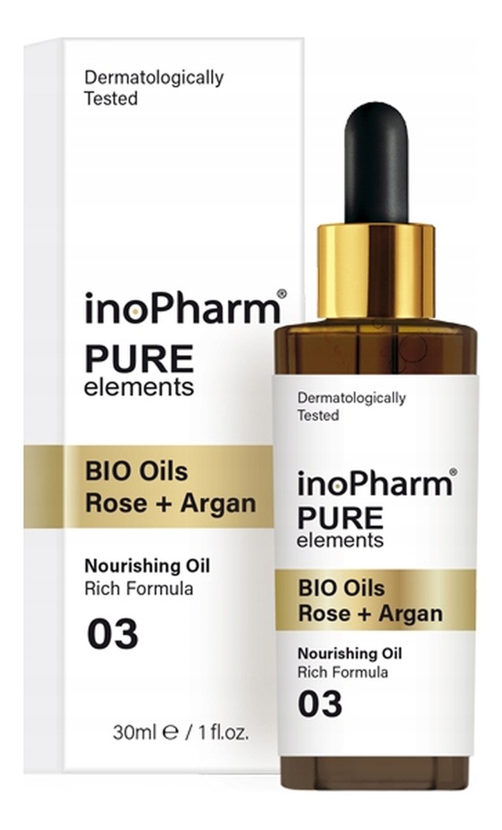 INOPHARM | PURE ELEMENTS | Serum do twarzy i szyi z organicznymi ...