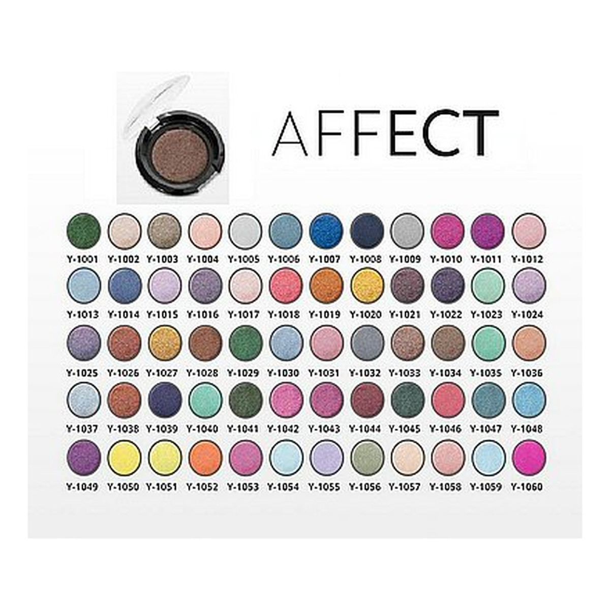 AFFECT | COLOUR ATTACK | Cień foliowy do powiek Y-0003 Prima Balerina ...