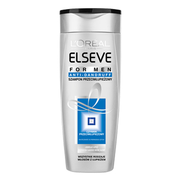ELSEVE | ANTI-DANDRUFF FOR MEN | Przeciwłupieżowy Szampon Dla Mężczyzn ...