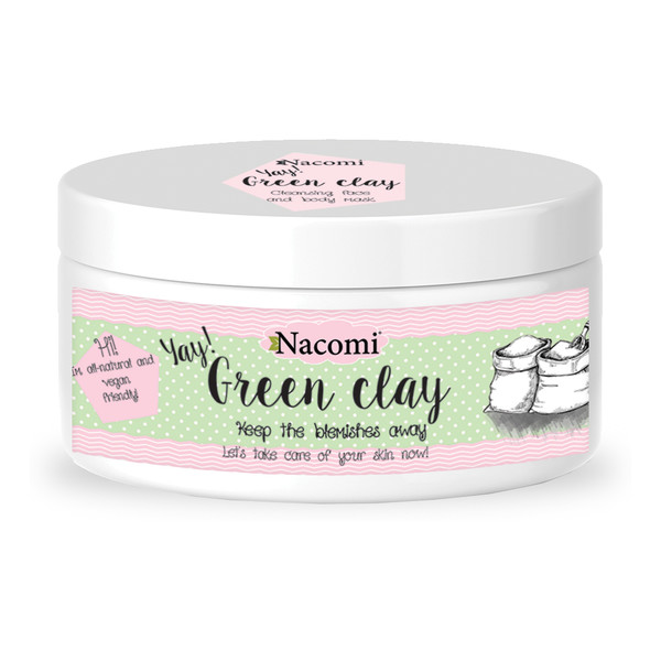 NACOMI | GLINKA ZIELONA | Maska Oczyszczająca | Wizaż24