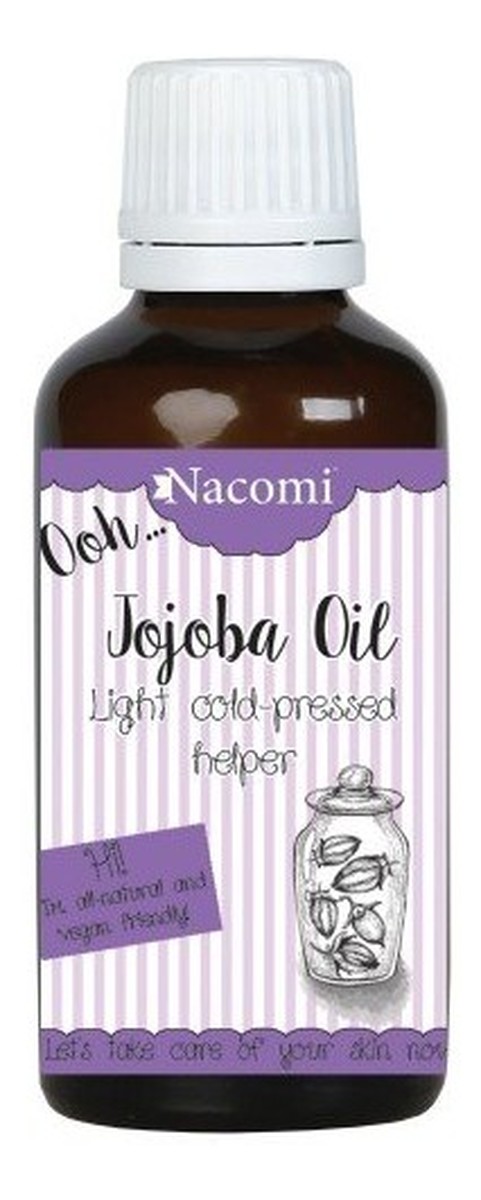 NACOMI | JOJOBA OIL NIERAFINOWANY | Olej Jojoba Regeneracyjny | Wizaż24